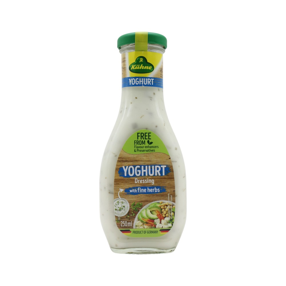 Kuhne Yoghurt Dressing W Fine Herbs 250Ml – Select Food Shoppe