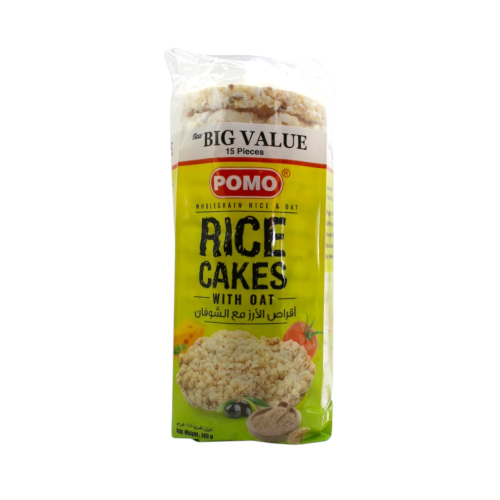 Pomo Wholegrain Rice Cakes W Oats 145Gm – Select Food Shoppe