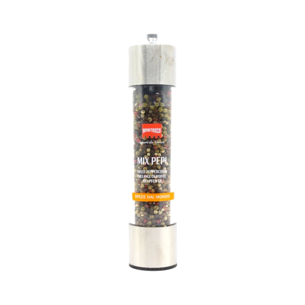 Montosco Mix Pepper Stainless Grinder 110Gm – Select Food Shoppe
