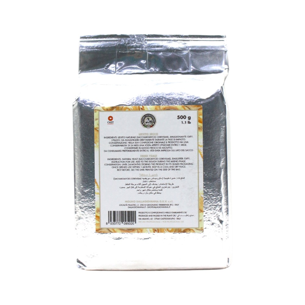 Dallagiovanna Natural Yeast 500G – Select Food Shoppe